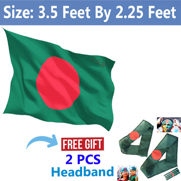 Premium (3.5 By 2.25) Feet Bangladesh National Flag Factory Direct ...