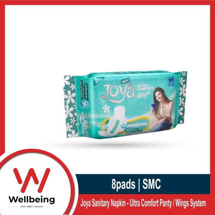Joya Sanitary Napkin - Ultra Comfort - 8 Pads Pack - Panty/Wings System ...