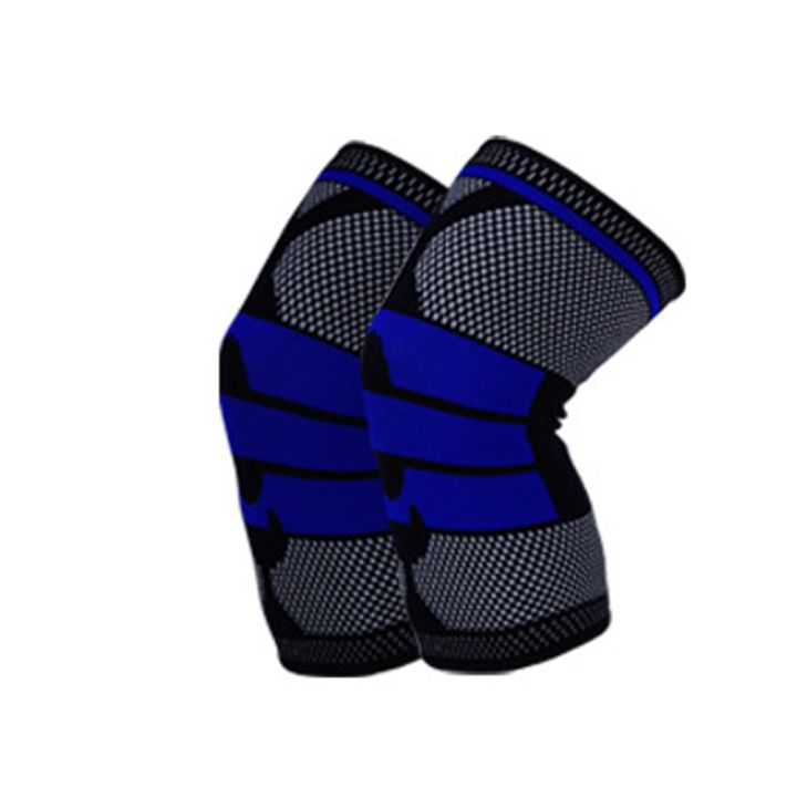 【Lejia】1Pcs Large Nylon Silicon Padded Knee Pads Support Patella ...