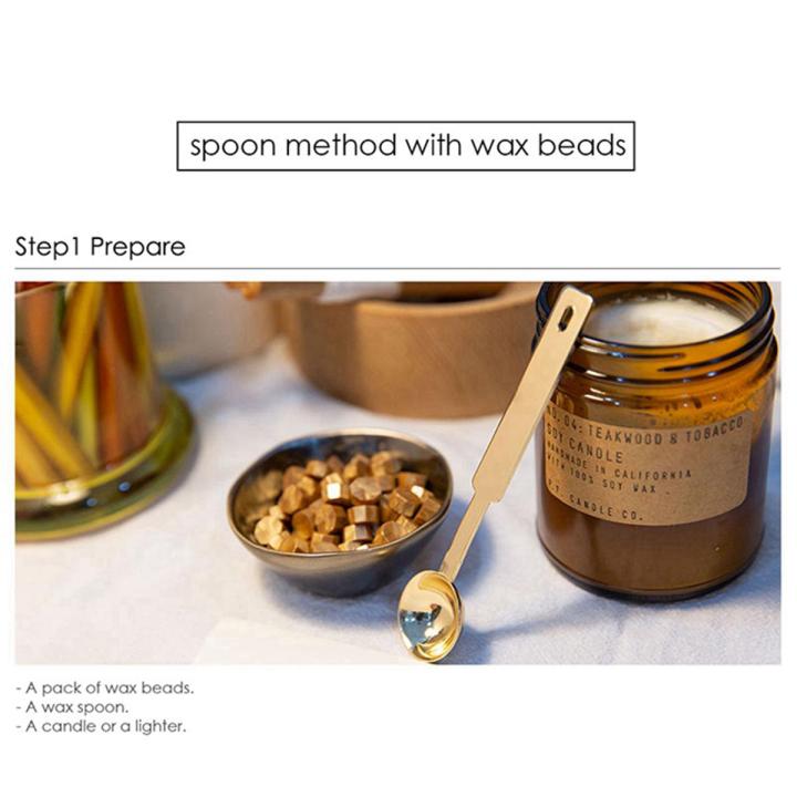 100Pcs Sealing Wax for Vintage Craft Envelope Wedding Wax -Golden ...