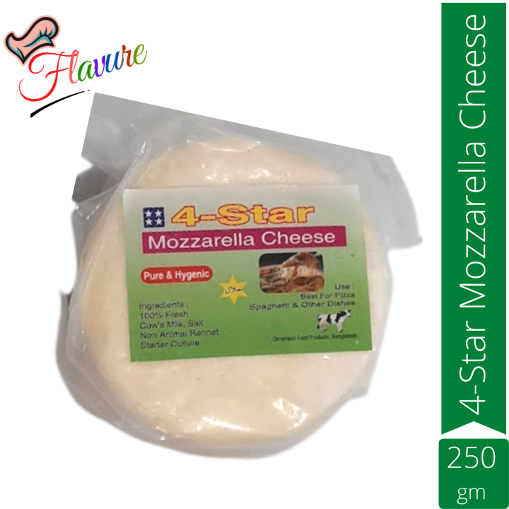 4-Star Mozzarella Cheese - 250gm | Daraz.com.bd