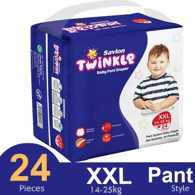 Savlon Twinkle Baby Pant Diaper Small - 60 Pieces | Daraz.com.bd