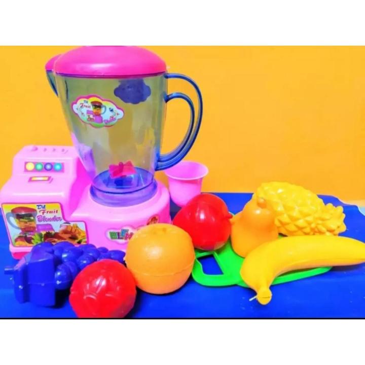 Toy Kitchen Set With Blender Kids Kitchen Pretend Play Toy Juicer ...