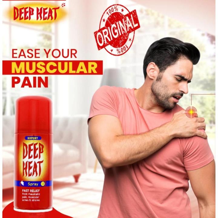 Deep Heat Heat Spray Fast Pain Relief Spray 150ml | Daraz.com.bd