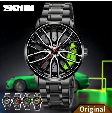 Inspired by skemi Waterproof Stainless Steel Quartz Car Wheel Rim Hub ...