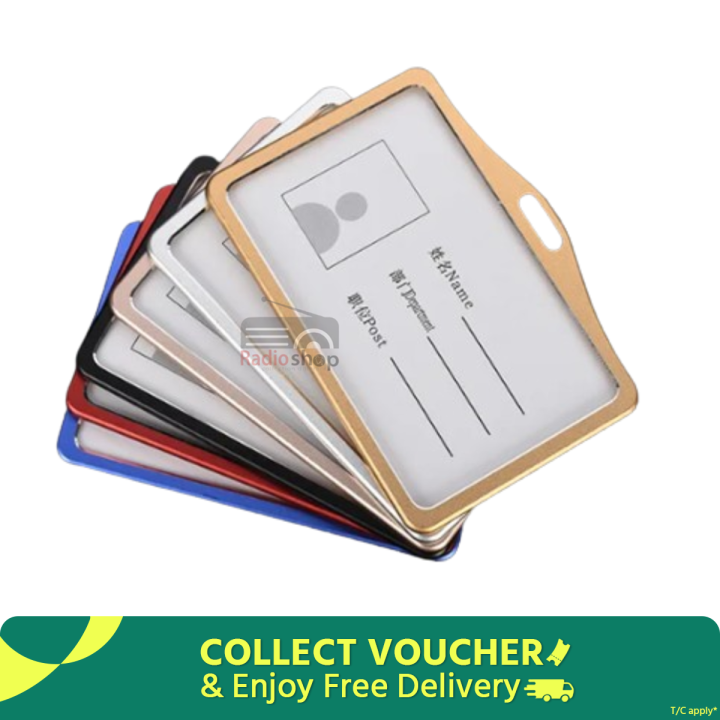 Metal Horizontal ID Card Holder, Pack of 1 | Daraz.com.bd