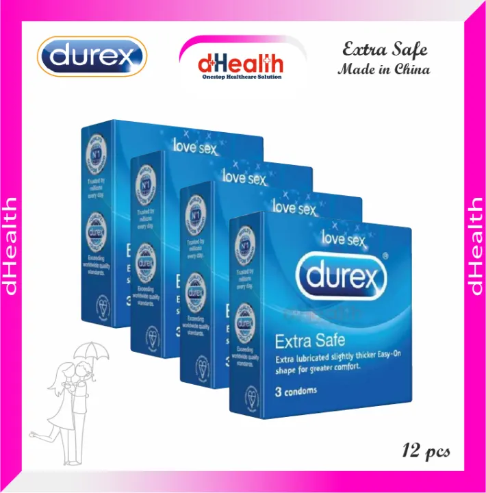 Durex Extra Safe Condom -4,s Combo Pack (3x4)=12pcs | Daraz.com.bd