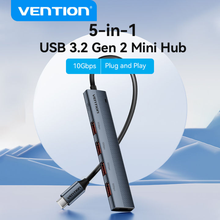 Vention Type-C Mini Hub Type C to USB 3.2 Gen 2 HUB Network Adapter HUB ...