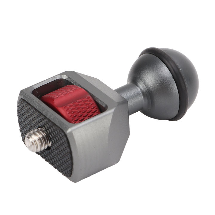 Mini Tripod Ball Head 1/4in Screw Aluminum Stand Holder Ball Head ...