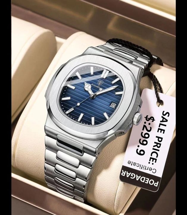 Poedagar 613 New Model Men's Watch Exclusive Design Luxury Fashion ...