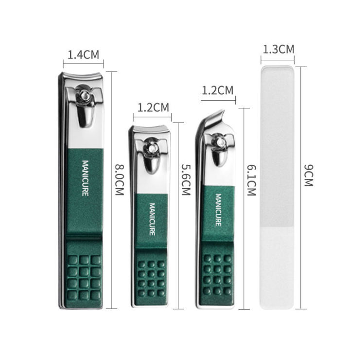 Nail Cutter Set, Ultra Sharp Sturdy Fingernail Toenail Clipper Nail ...