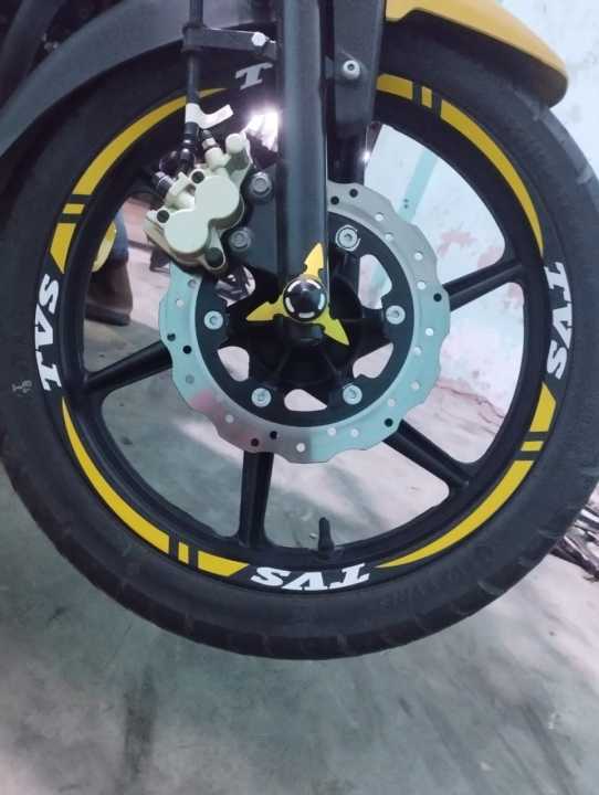 TVS Wheel sticker | TVS Raider Rim sticker Malti colour | Raider ...