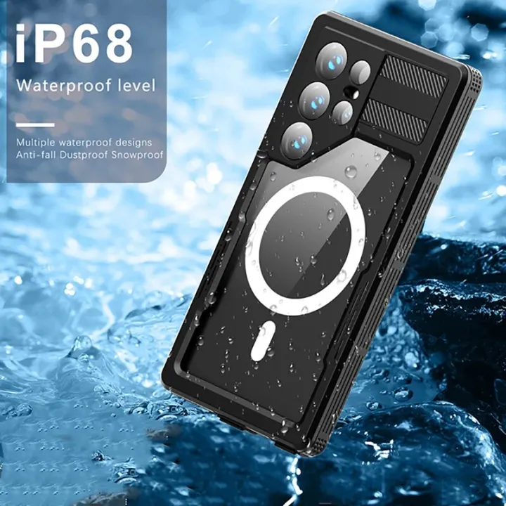 IP68 Waterproof Phone Case For Samsung Galaxy S24 Ultra S24 Plus Full ...