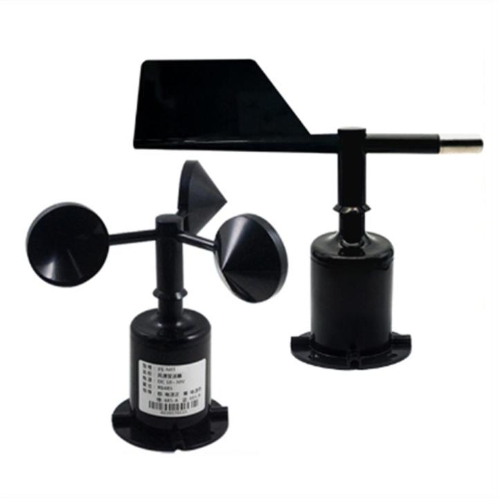 30M/S Black Wind Speed Direction Sensor Polycarbonate Wind Speed ...