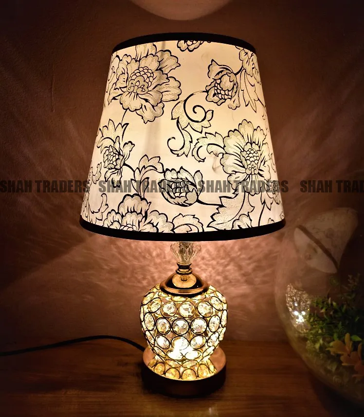Transparent Modern Bedroom K9 Crystal Table Lamps Lights Desk Bedside Standard Lighting Living Room Lamparas de Mesa 110 240V High 40CM Wide 21CM Warm Light Daraz .bd