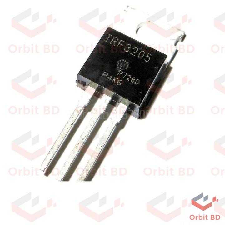 IRF3205 MOSFET IC Medium Class IRF 3205 55V 110A 200W TO-220 N Channel Power MOSFET 3 Pin ...