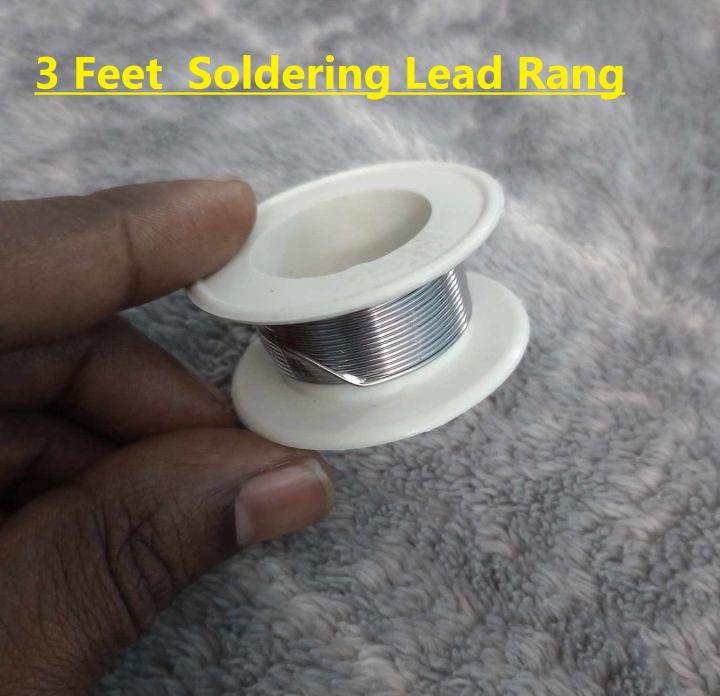1 GAUGE Soldering Lead Rang 3 FEET Soldering Rang Lead Tatal Iron Lead ...