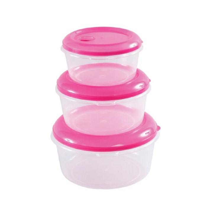 RFL Keep Better Box 3 Pcs Set Pearl Pink | Daraz.com.bd