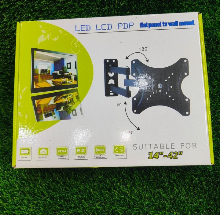 Led tv moving Wall Mount for 14" To 42" led / smart t & monitor made ...