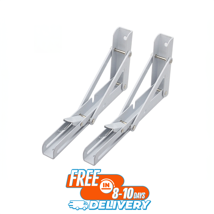 Folding Angle Bracket Adjustable Wall Mounted Durable Bearing Shelf ...