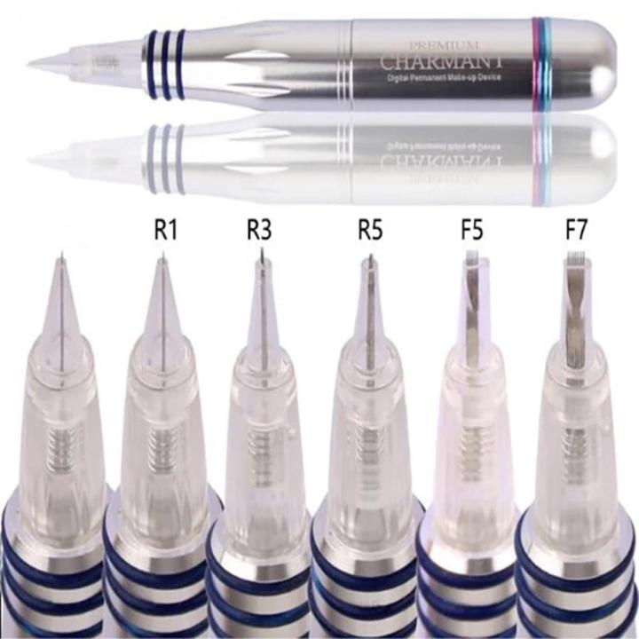 New 30pc Microblading Cartridge crew Needle Premium Charmant Permanent ...