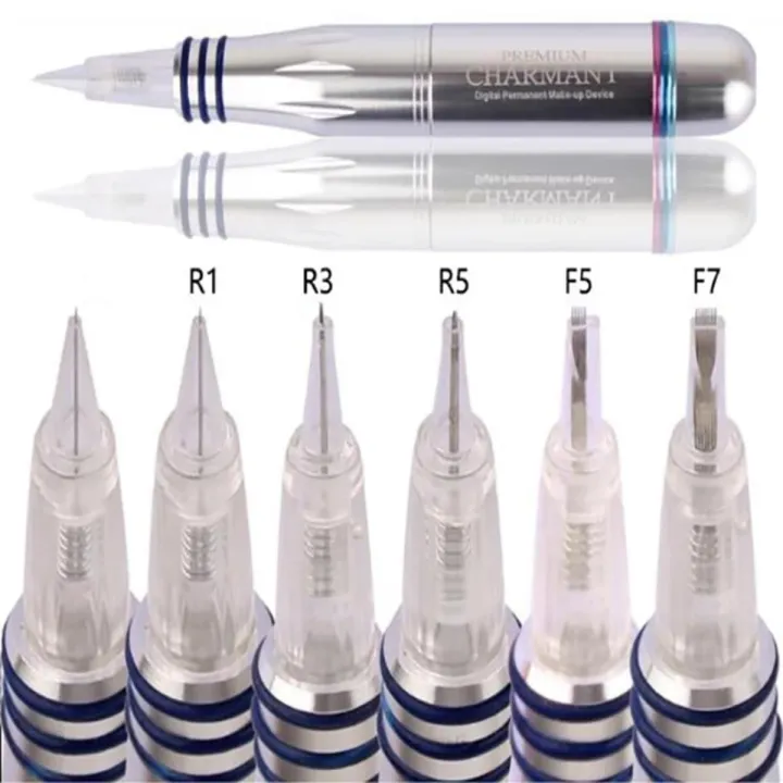 New 30pc Microblading Cartridge crew Needle Premium Charmant Permanent ...