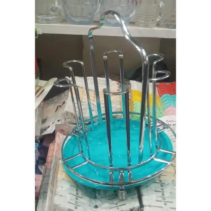 Stainless Steel Glass Stand / Glass Rack | Daraz.com.bd