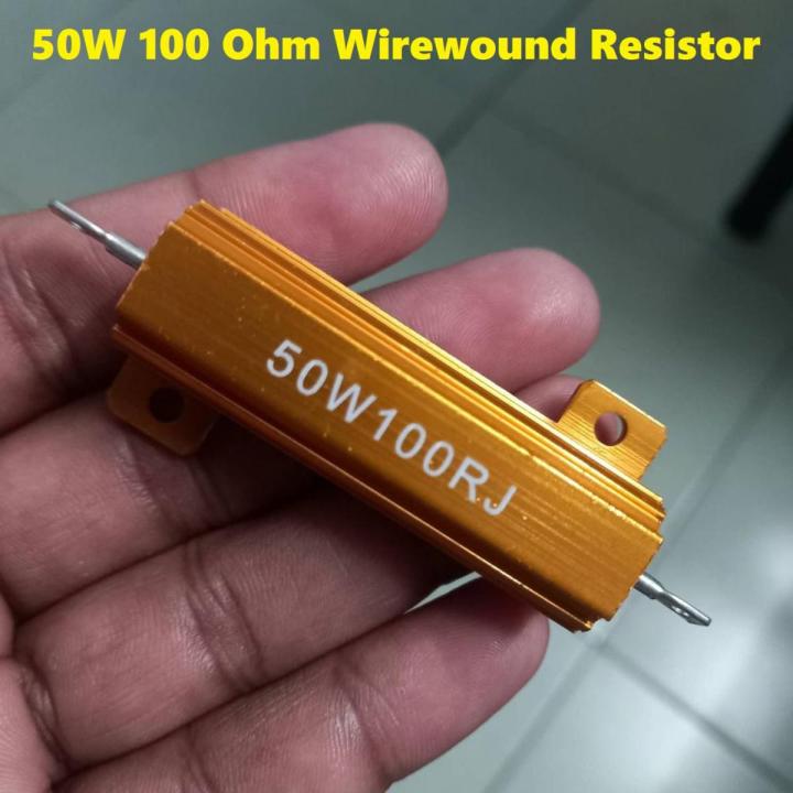 Resistor 50W 100RJ 100 Ohm Resistor Wirewound Aluminum Housed Resistors ...
