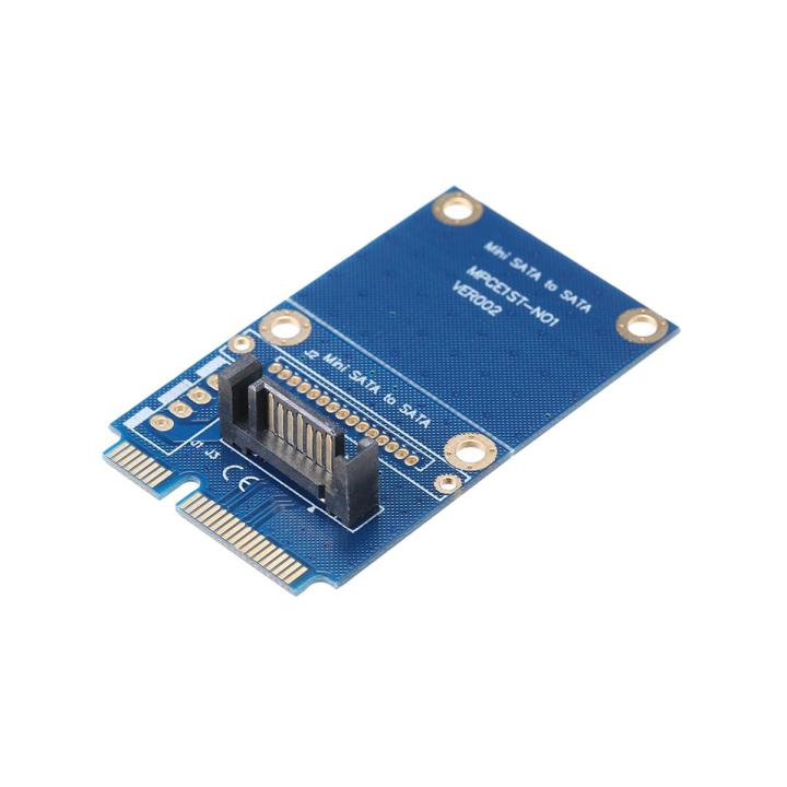 HXSJ mSATA to SATA Converter Mini SATA to 7Pin SATA Adapter HDD PCIe ...