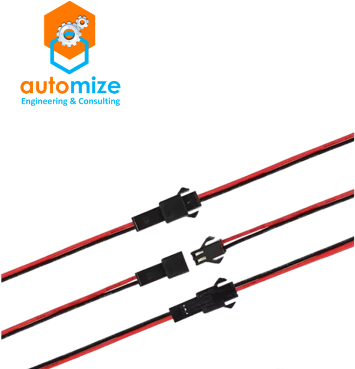 2 pin Pin Male Female Wire Connector JST Connectors Led Strip ...