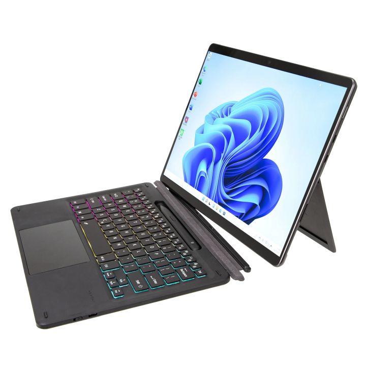 For Microsoft Surface Pro 8/Pro X KF17S Tri-color Backlit Touch ...