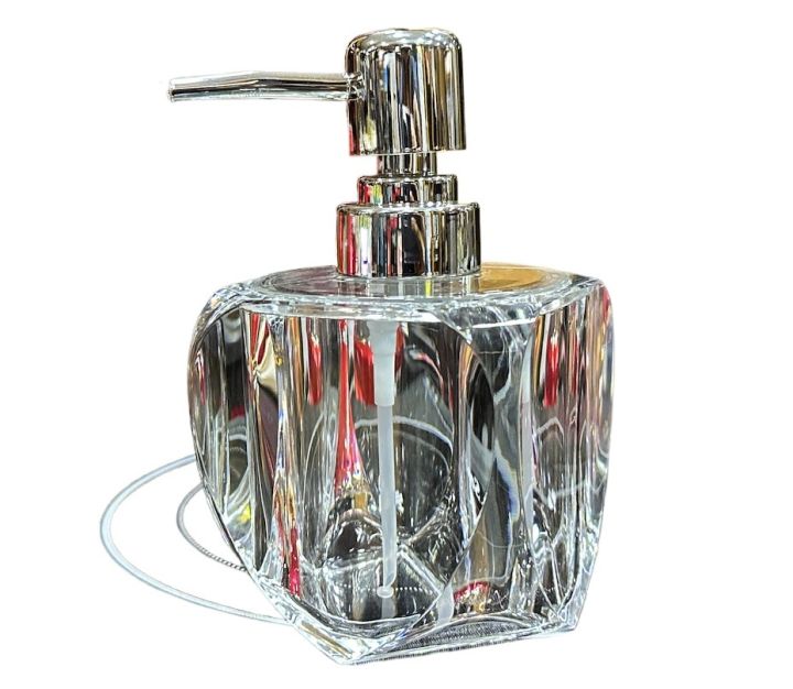 Liquid Soap Dispenser Acrylic Material 220ml Luxury Crystal | Daraz.com.bd