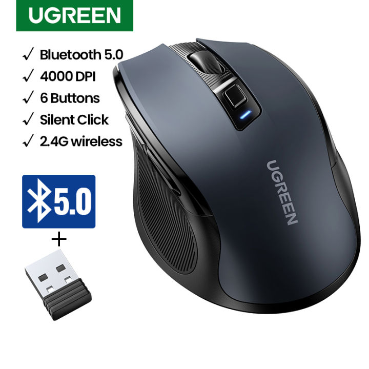 UGREEN (Model Number: MU006-90855) Wireless Mouse Bluetooth 5.0 ...