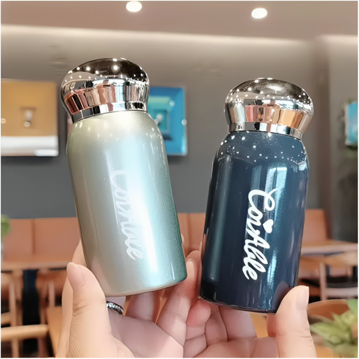 200ml Pocket Stainless Steel Vacuum Flask Small Thermos For Coffee Mug ...