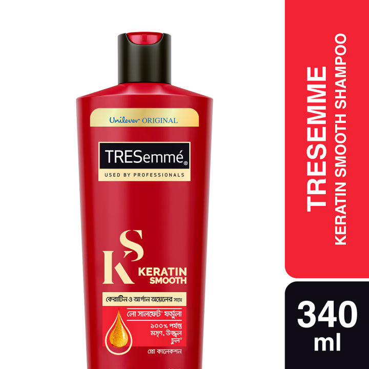 Tresemme Shampoo Keratin Smooth 340ml | Daraz.com.bd