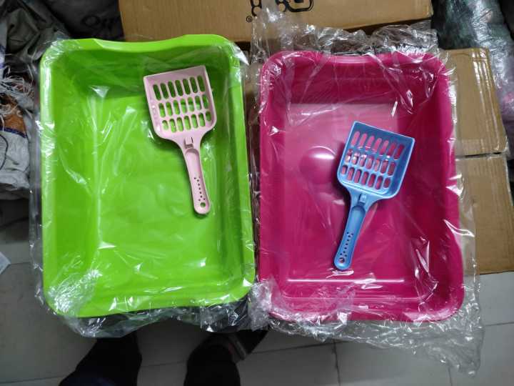 বিড়াল, কুকুর, খরগোশের পোষাটয়লেট best লিটার ট্রে সাথে স্কুপ litter box ...