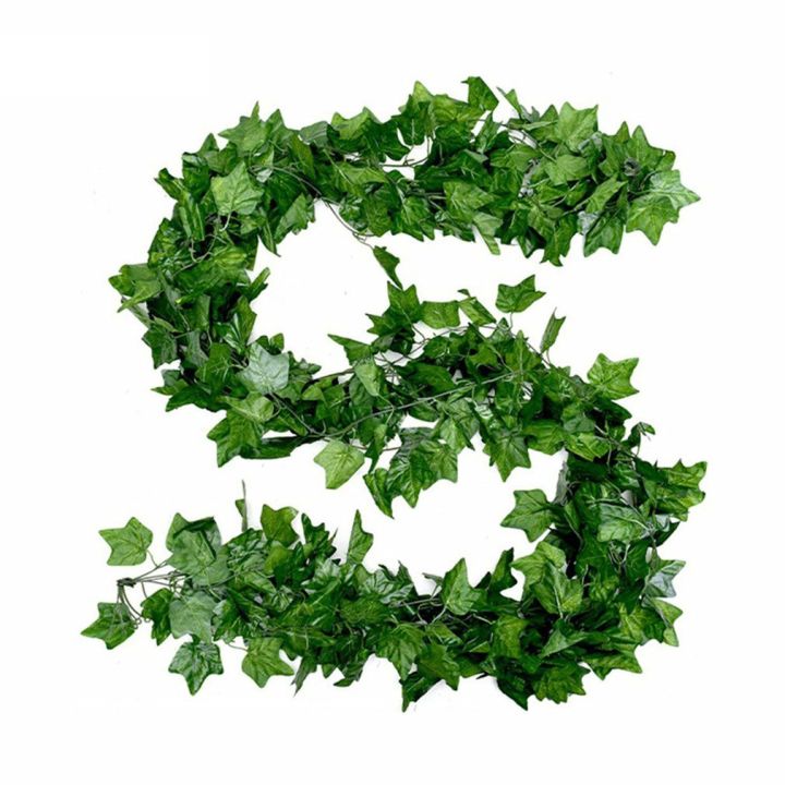80Pcs Leaves 12 Strips Artificial Creeper Rattan Simulation Small Ivy ...