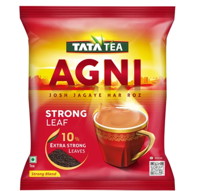 TATA TEA AGNI , Strong Chai With 10% Extra Strong Leaves, Black Tea ...