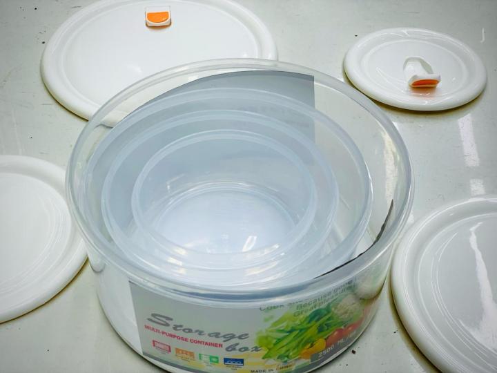 Oven proof plastic Containers set airtight lock lid. 4 pcs Set | Daraz ...