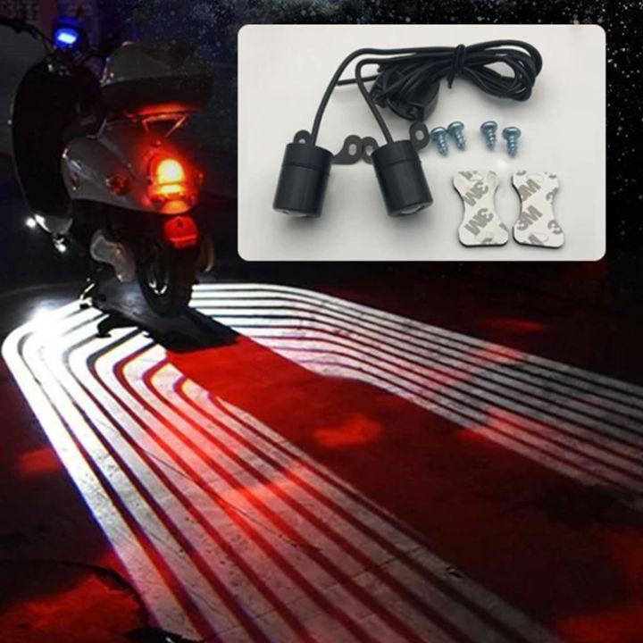 Motorcycle LED Lamps Welcome Door Courtesy Light With Projector Angels ...