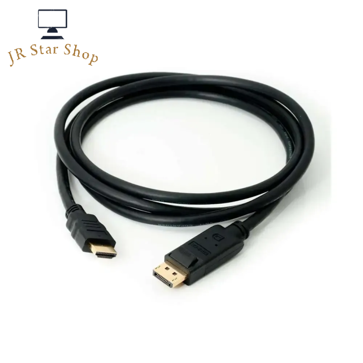 Display Port TO HDMI _ DP to HDMI 4Kx2K Cable 1.8Meter | Daraz.com.bd