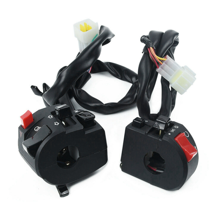 NANLIY 10X 7/8 Inch 22mm ATV Motorcycle Handlebar Control Switches Left ...