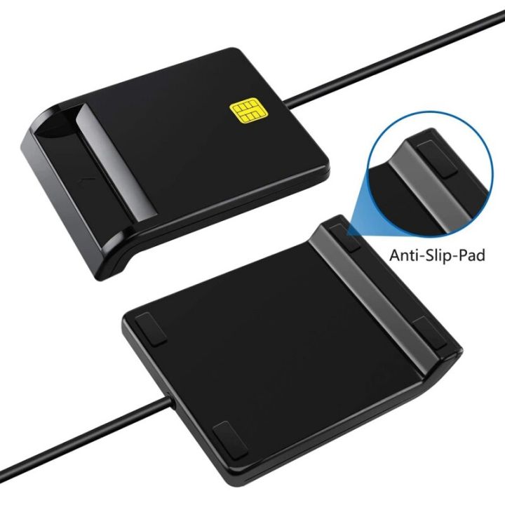 Eshowee USB CAC SIM Smart Card Reader For Bank Card IC/ID EMV SD TF MMC ...