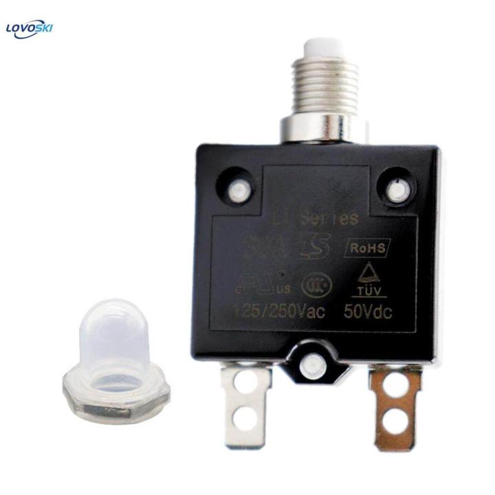 3x 1Pack 12V Resettable Thermal Circuit Breaker Overload Protector ...