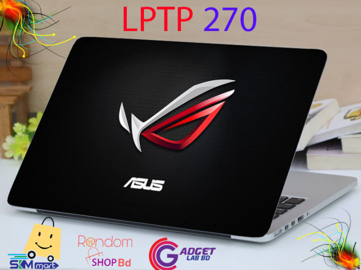 LPTP - 270 Asus Rog Laptop Sticker Laptop Skin Sticker & Laptop Skin ...