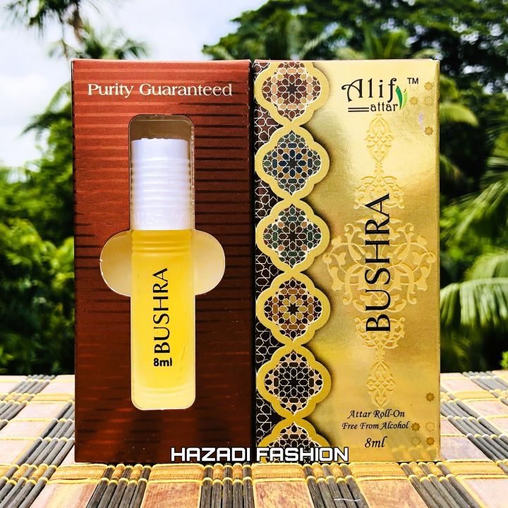 Bushra By Alif Attar Long Lasting Roll On Non Alcoholic Perfume (১০০ ...