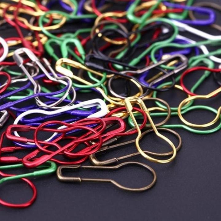 100PCS Multicolor Small Size Metal Coil less Hijab Safety Pins,Coil ...