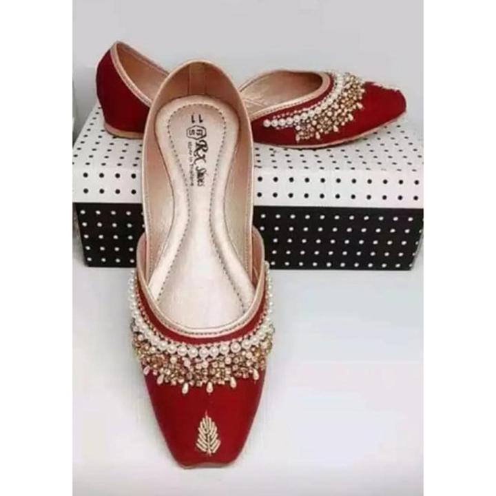 Gorgeous Party Wear Nagra Shoes For Women | Daraz.com.bd