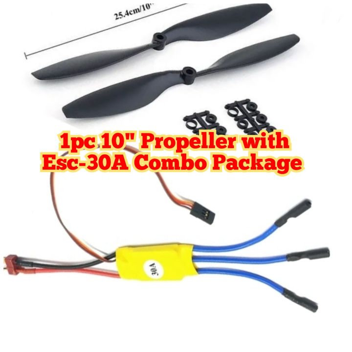 10 inch PropellerWith Esc 30A Combo Package 30A Brushless ESC 1045Prop ...