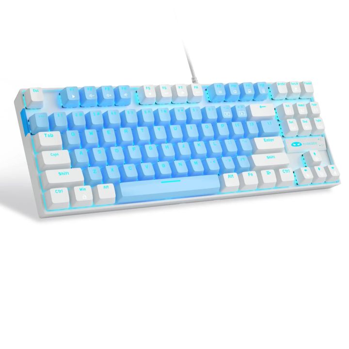 MageGee 75% Mechanical Gaming Keyboard with Blue Switch, LED Blue ...